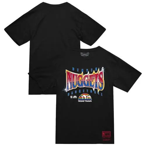 Mitchell & Ness Denver Nuggets Worldwide Collection Glow Up T-shirt - Black