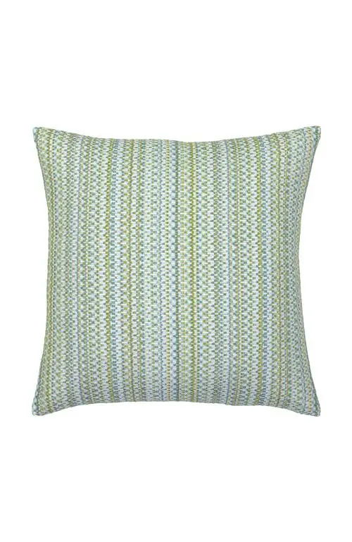 ELAINE SMITH Kaleidoscope Chenille Micro Check Indoor & Outdoor Woven Accent Pillow - Spring