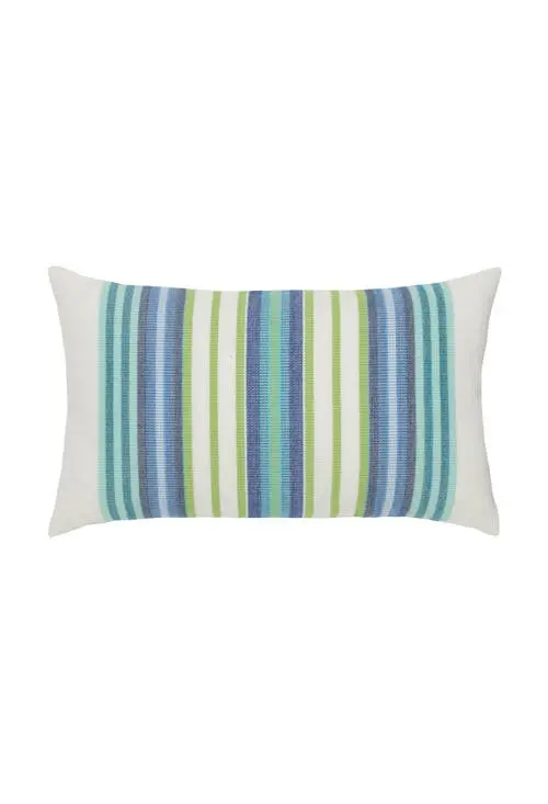 ELAINE SMITH Stripe Indoor & Outdoor Woven Accent Pillow - Summer