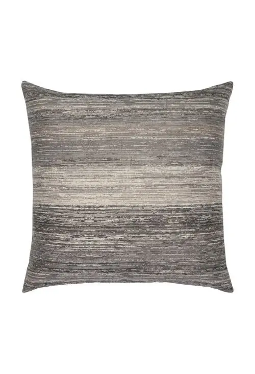 ELAINE SMITH Textured Indoor & Outdoor Woven Accent Pillow - Grigio