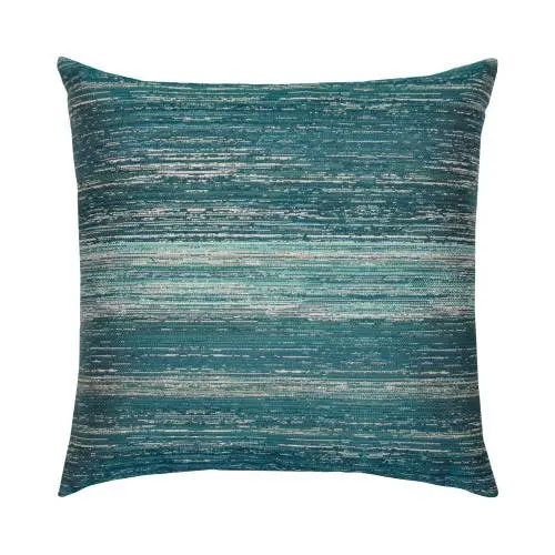 ELAINE SMITH Textured Indoor & Outdoor Woven Accent Pillow - Lagoon