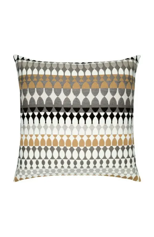 ELAINE SMITH Modern Oval Indoor & Outdoor Woven Accent Pillow - Dune