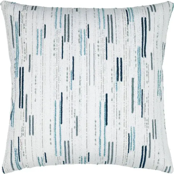 ELAINE SMITH Connection Boucle Indoor & Outdoor Woven Accent Pillow - Ocean