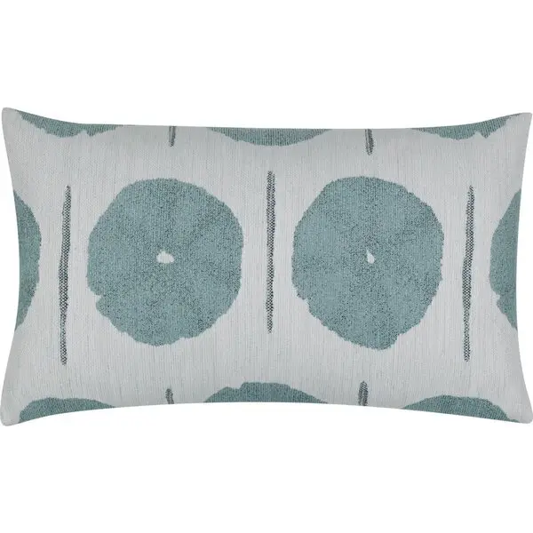 ELAINE SMITH Solstice Jacquard Indoor & Outdoor Woven Accent Pillow - Mist