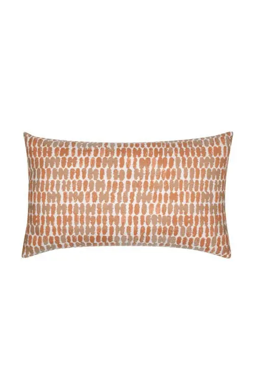 ELAINE SMITH Thumbprint Indoor & Outdoor Woven Accent Pillow - Tuscan