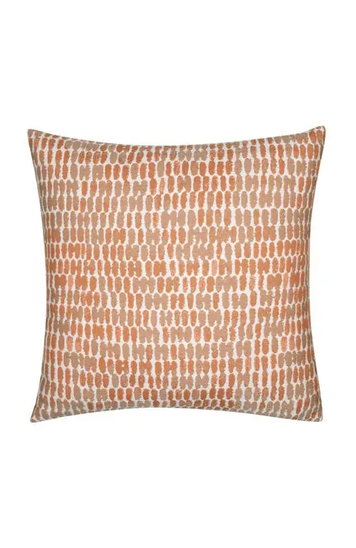 ELAINE SMITH Thumbprint Indoor & Outdoor Woven Accent Pillow - Tuscan
