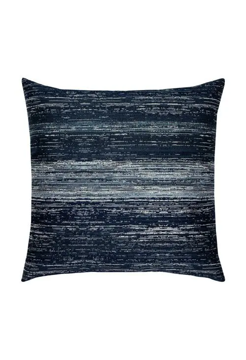 ELAINE SMITH Textured Indoor & Outdoor Woven Accent Pillow - Indigo