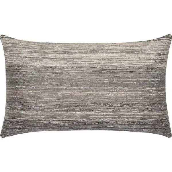 ELAINE SMITH Textured Indoor & Outdoor Woven Accent Pillow - Grigio