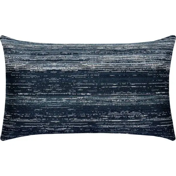 ELAINE SMITH Textured Indoor & Outdoor Woven Accent Pillow - Indigo
