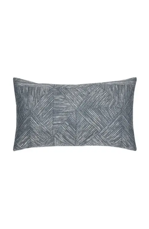 ELAINE SMITH Reimagine Indoor & Outdoor Woven Accent Pillow - Denim