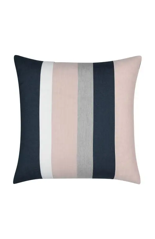 ELAINE SMITH Rose Quartz Panelled Indoor & Outdoor Woven Accent Pillow - Multi