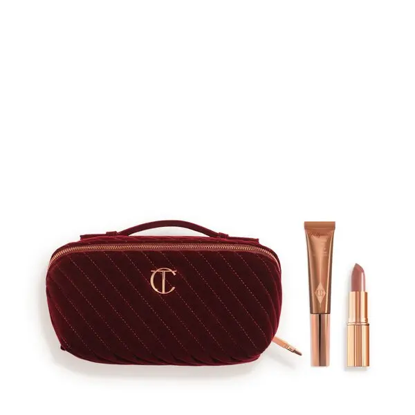 Charlotte Tilbury Super Nudes Sculpting Secrets & Large Makeup Bag - One-color