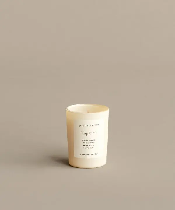 Jenni Kayne Mini Topanga Glass Candle - Moss