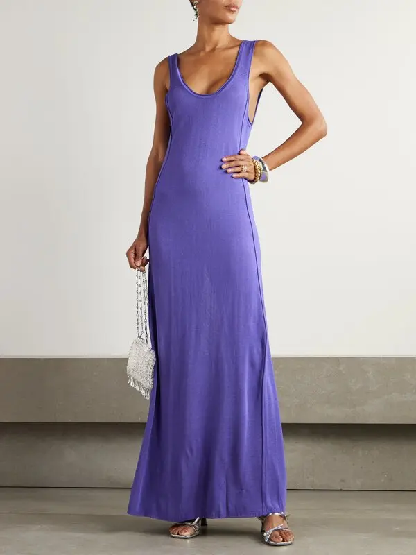 Christopher John Rogers Knitted Maxi Dress
