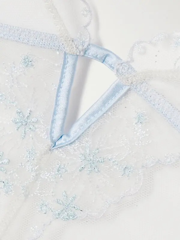 Kiki De Montparnasse Mathilde Silk-blend Bodysuit