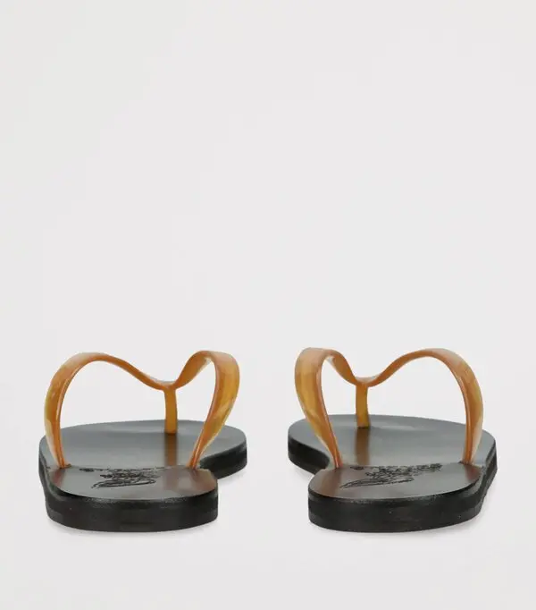 ANCIENT GREEK SANDALS Saionara Jelly Flip-flops - Brown
