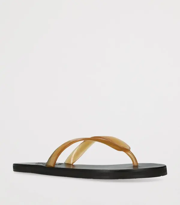 ANCIENT GREEK SANDALS Saionara Jelly Flip-flops - Brown