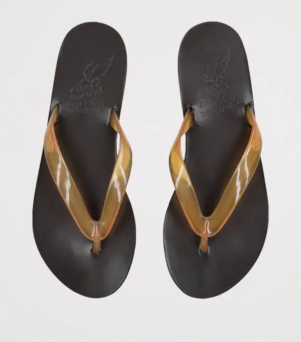 ANCIENT GREEK SANDALS Saionara Jelly Flip-flops - Brown