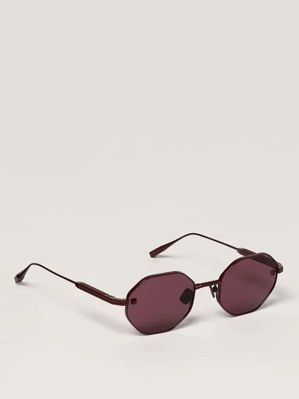 Valentino Garavani Octagon Full Rim Sunglasses - Burgundy