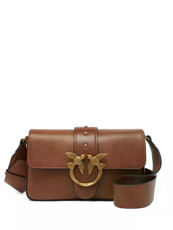 Pinko Love One Crossbody Bag - Brown