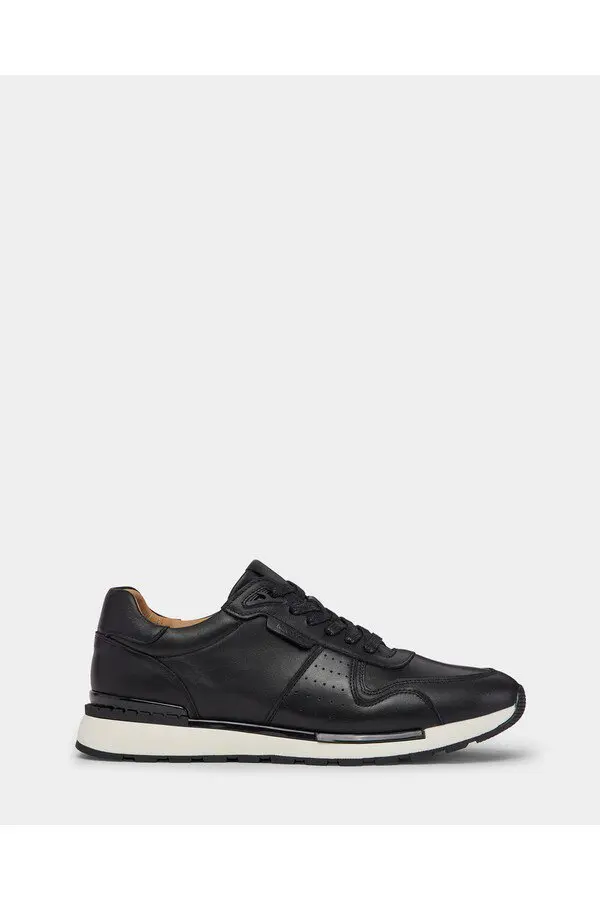 Rudsak Leather Lace-up Sneakers - Black