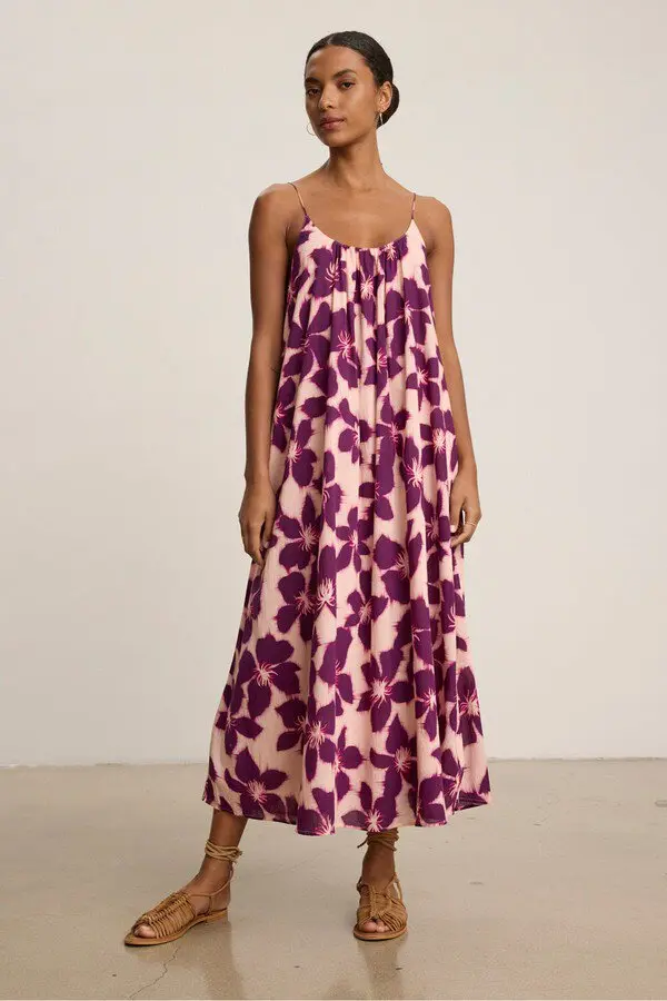 Velvet By Graham & Spencer Alexa Maxi Dress In Pink - 50% Off | Editorialist