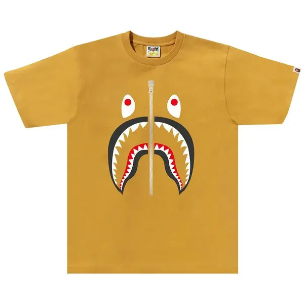 A BATHING APE Shark Tee - Yellow