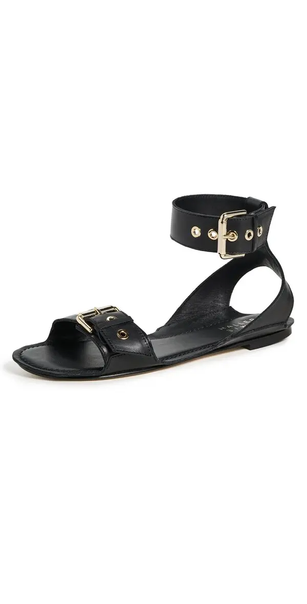 JAMIE HALLER Gladiator Sandals - Black