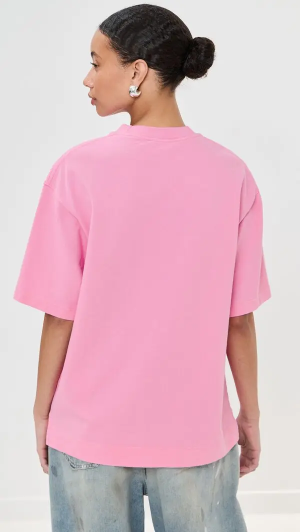 Acne Studios Exford Tourist Logo Tee - Bubble Pink