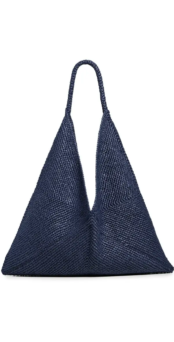 A.L.C. Sid Raffia Bag - Midnight Blue