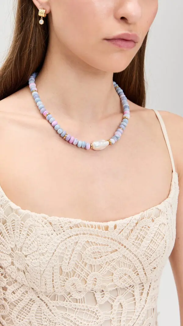 MAYAMAR Opal And Baroque Pearl Necklace