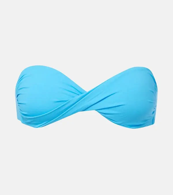 Melissa Odabash Toulouse Bandeau Bikini Top - Blue