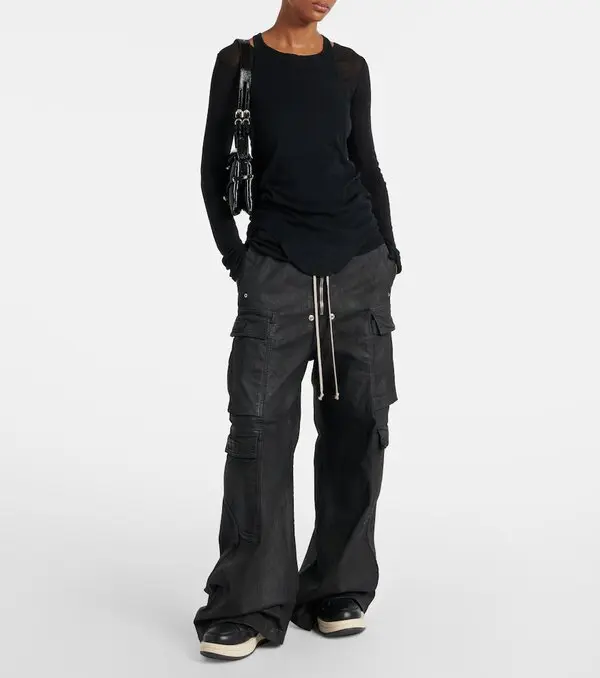 Rick Owens X Converse Turbowpn Leather Sneakers - Black