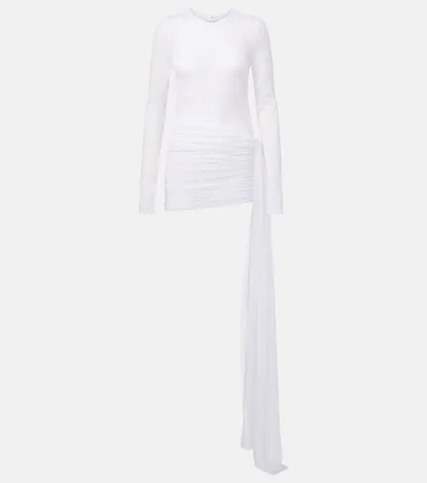 BANANHOT Aiden Draped Mini Dress - White