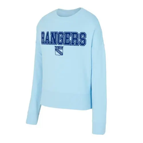 CONCEPTS SPORT New York Rangers Tonal Pullover Sweatshirt