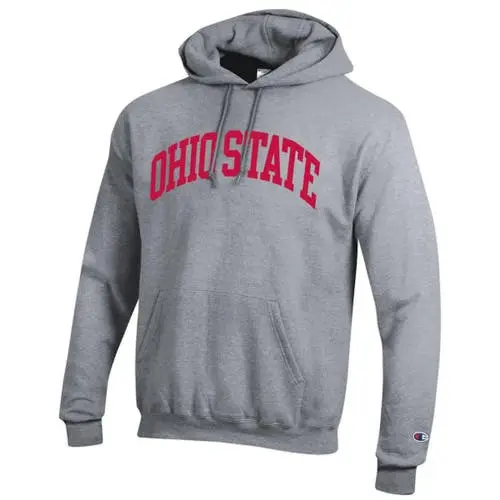 Champion Ohio State Buckeyes Basic Arch Fleece Pullover Hoodie