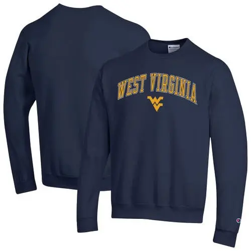 Champion West Virginia Mountaineers Arch Over Logo Pullover Sweatshirt
