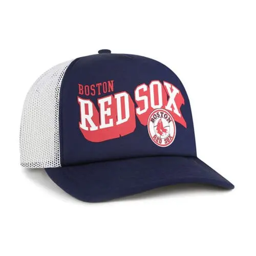'47 Boston Red Sox Meander Foam Trucker Snapback Hat