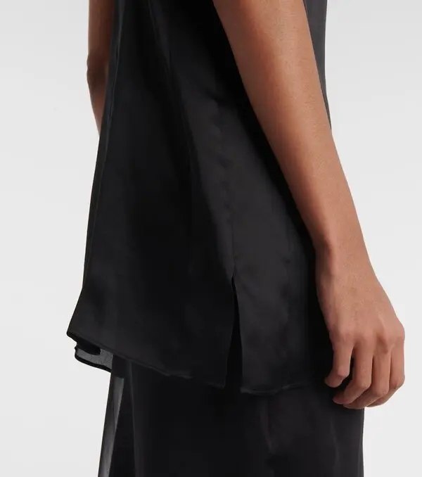 Khaite Talsie Silk Organza Top