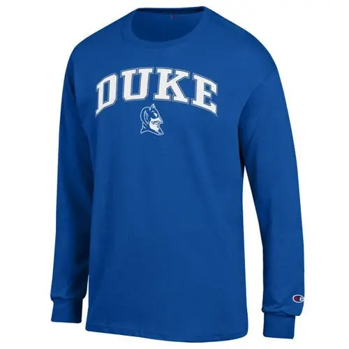 Champion Duke Blue Devils Arch Over Logo Long Sleeve T-shirt
