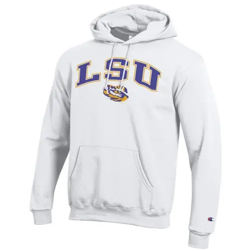 Champion Lsu Tigers Arch Over Logo Hoodie