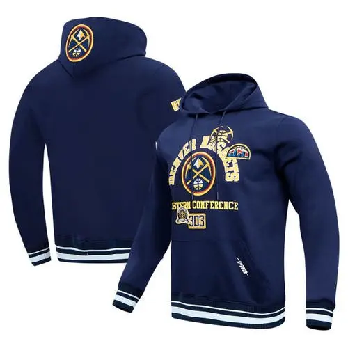 PRO STANDARD Denver Nuggets Area Code Pullover Hoodie