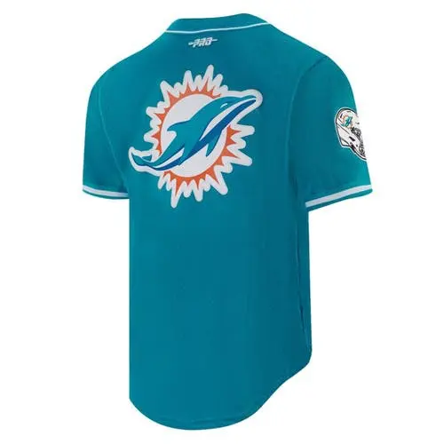 PRO STANDARD Tyreek Hill Miami Dolphins Mesh Button-up Baseball Jersey