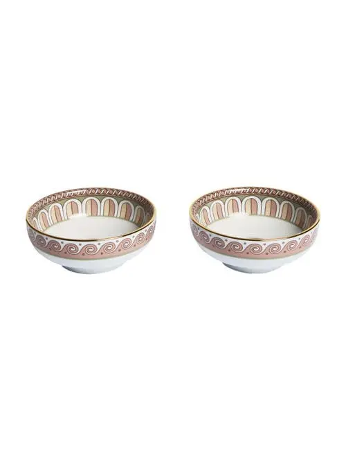 La DoubleJ Snack Bowl Set Of 2 - Napoli Dusty Pink