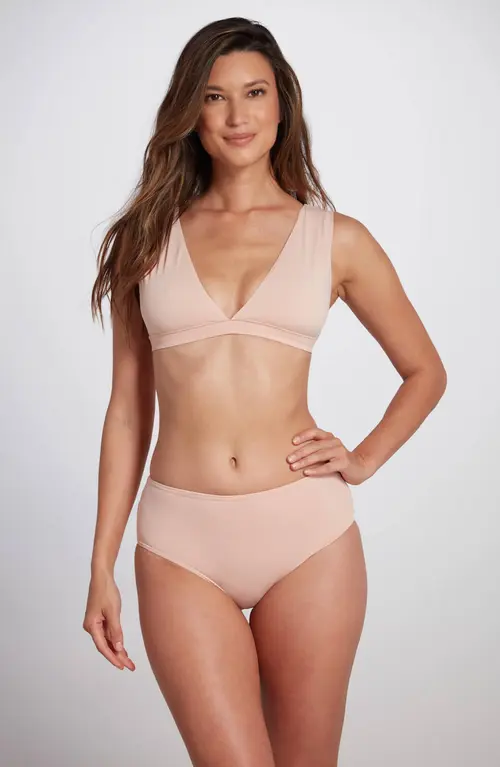 SAUIPE Serena Hipster Bikini Bottom - Pink Blush