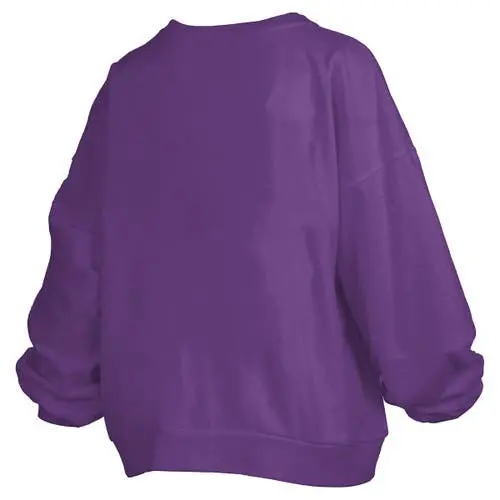 PRESSBOX Lsu Tigers Oversized Pullover Sweatshirt