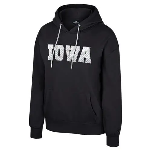 COLOSSEUM Iowa Hawkeyes Rhinestone Pullover Hoodie
