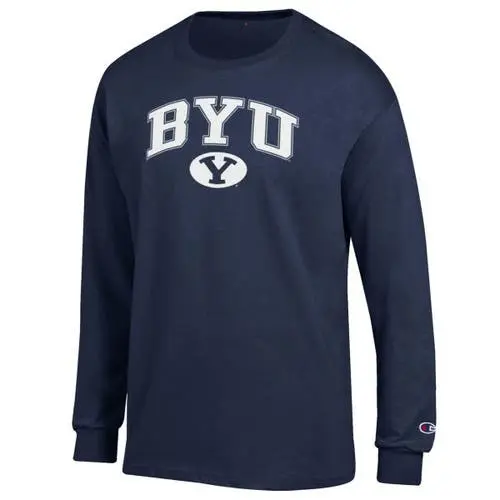 Champion Byu Cougars Arch Over Logo Long Sleeve T-shirt