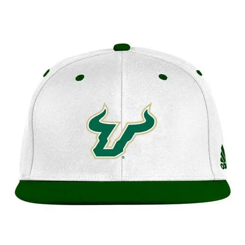 Adidas South Florida Bulls On-field Fitted Hat - White