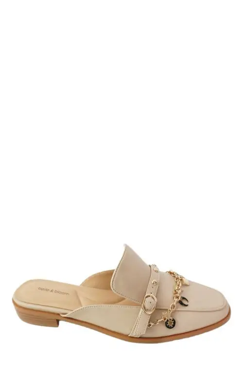 BELLE & BLOOM Charm Loafer Mule - Sand